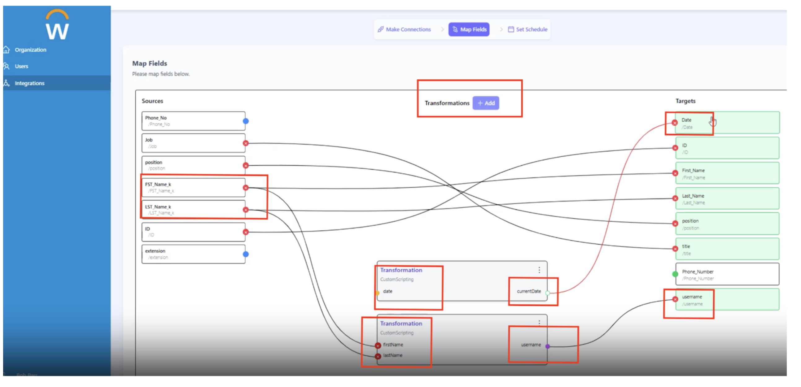 Spaces example | Boomi Documentation